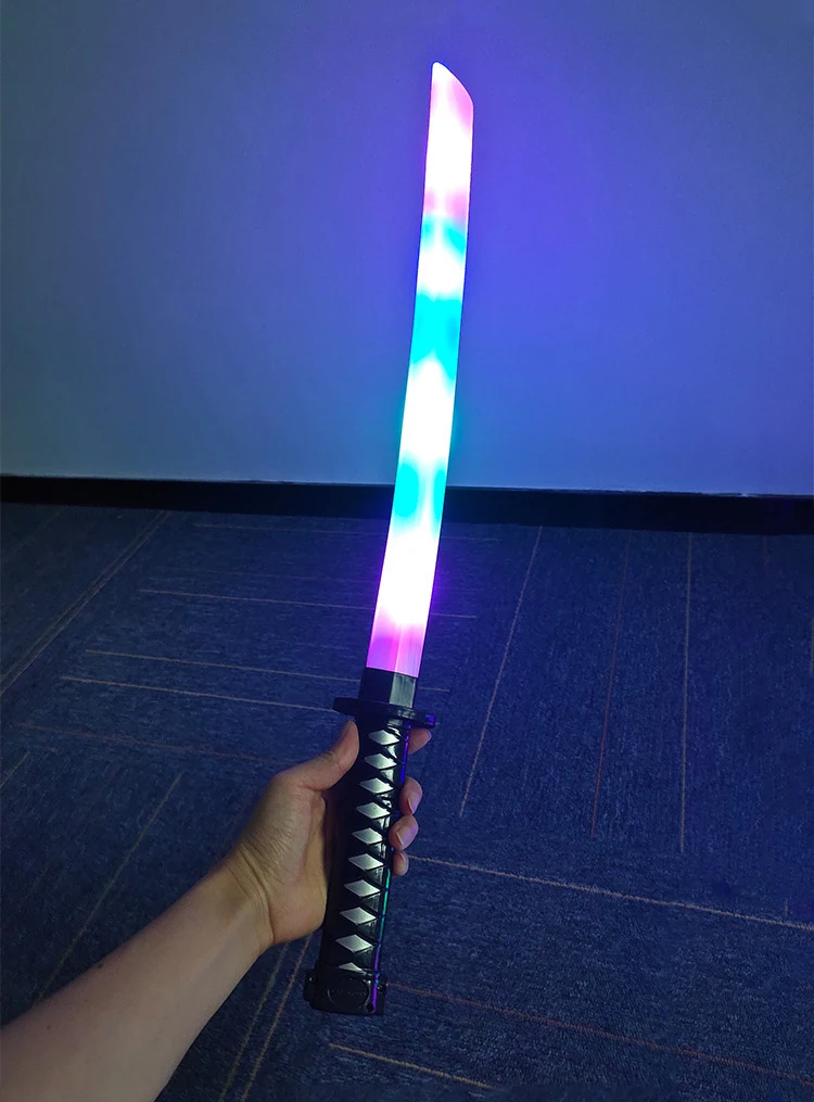 Lightsaber Samurai Sword Multi Color Flash Sword Little Boy Girl Toy ...