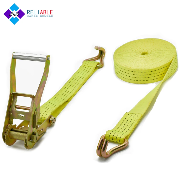 Aluminum Plastic Grip 50mm 2 Inch Polyester Webbing 5t Cargo Lashing 9m ...