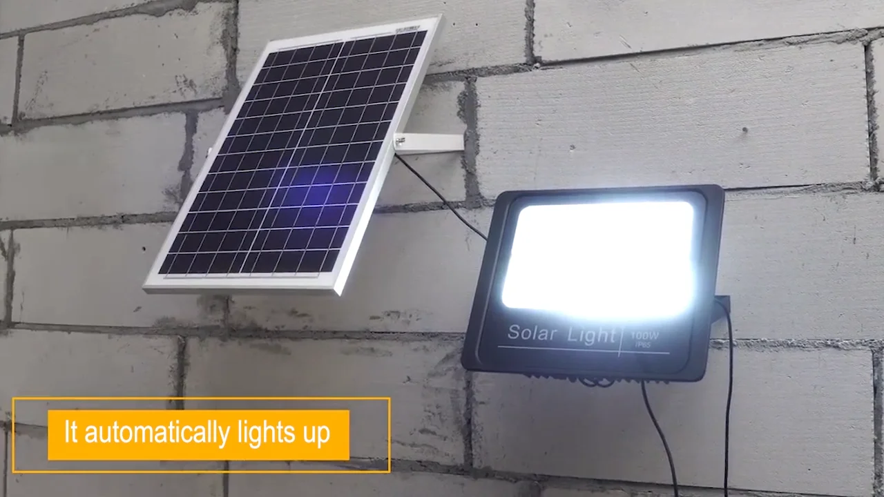 60 100 200 Watts 60w 100w Solar Floodlight Led Flood Light - Buy Flood ...