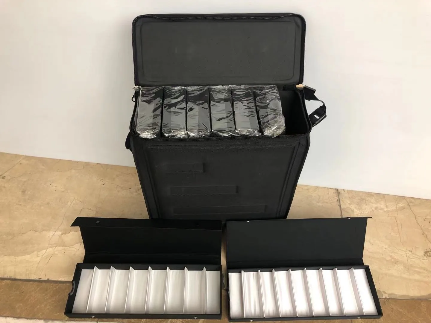 Custom Can Move Trolley 10 Trays Sunglasses Storage