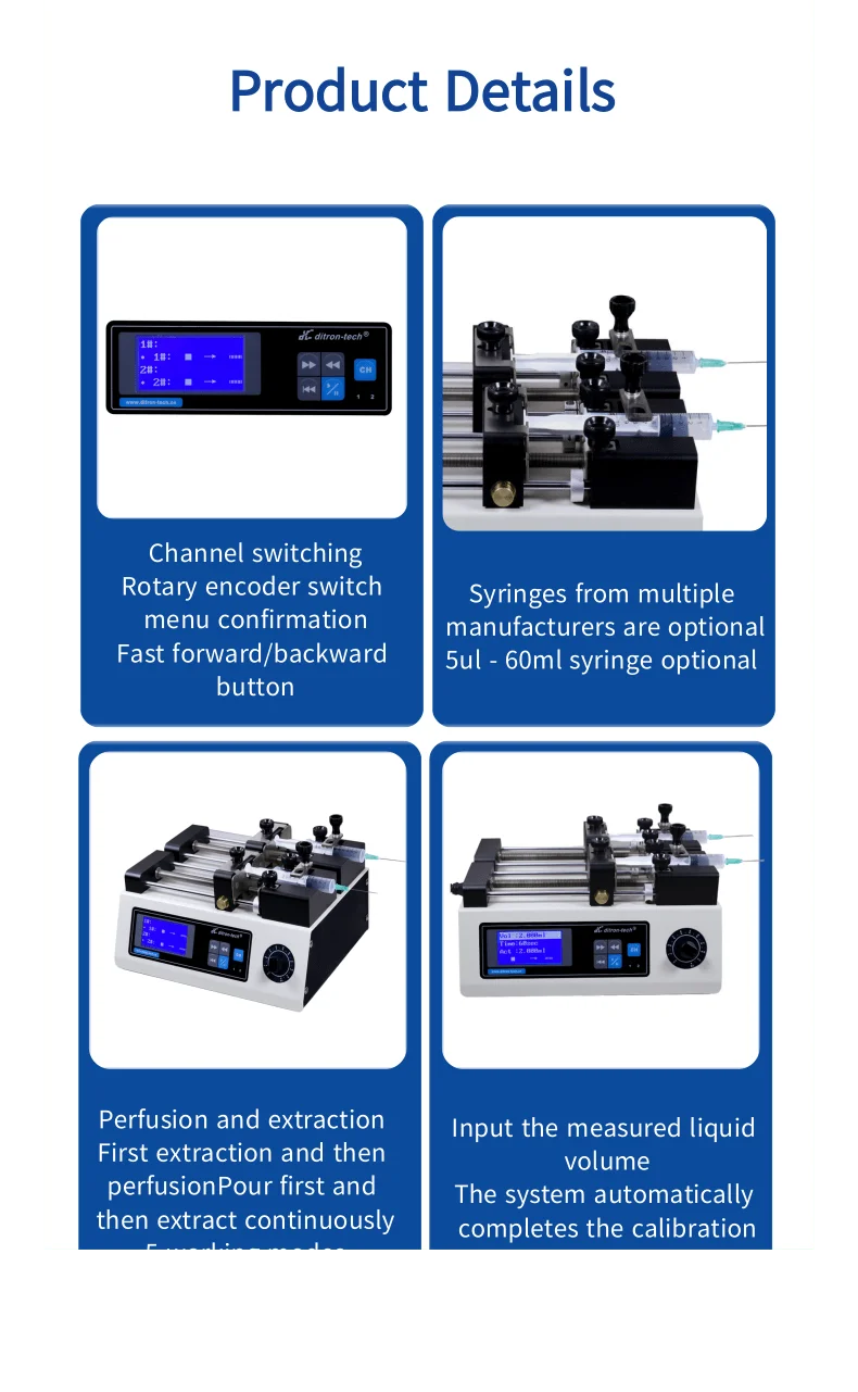 LSP02-3B Syringe Pump - Precision for Lab & Industry