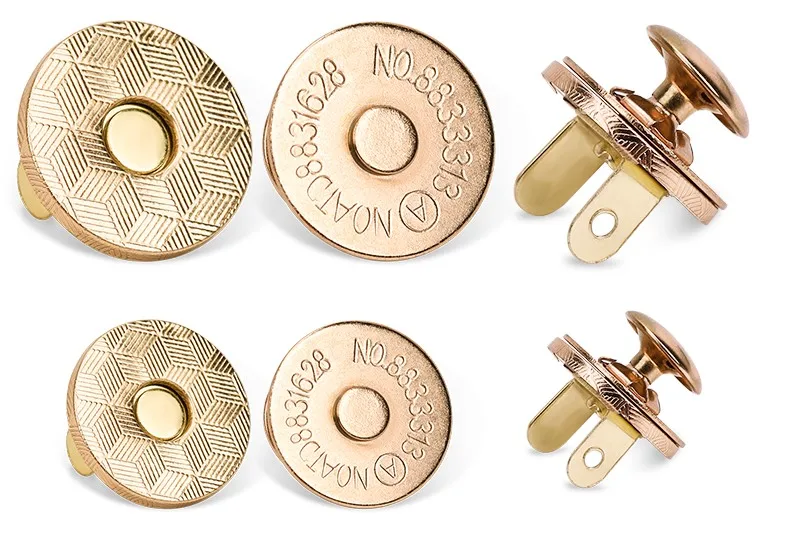 Double Sided Fastener Leather Hardware Bump Nail Magnetic Snap Rivets ...