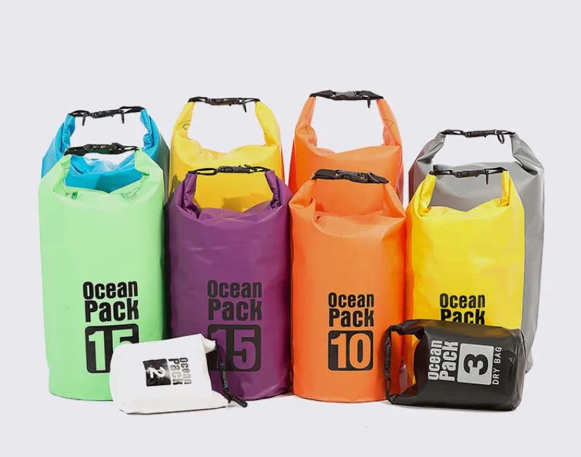 2l 3l 5l 8l 10l 15l 20l 30l 40l Boating Floating Hiking Kayak Wet Custom Logo Outdoor Pvc Ocean ...