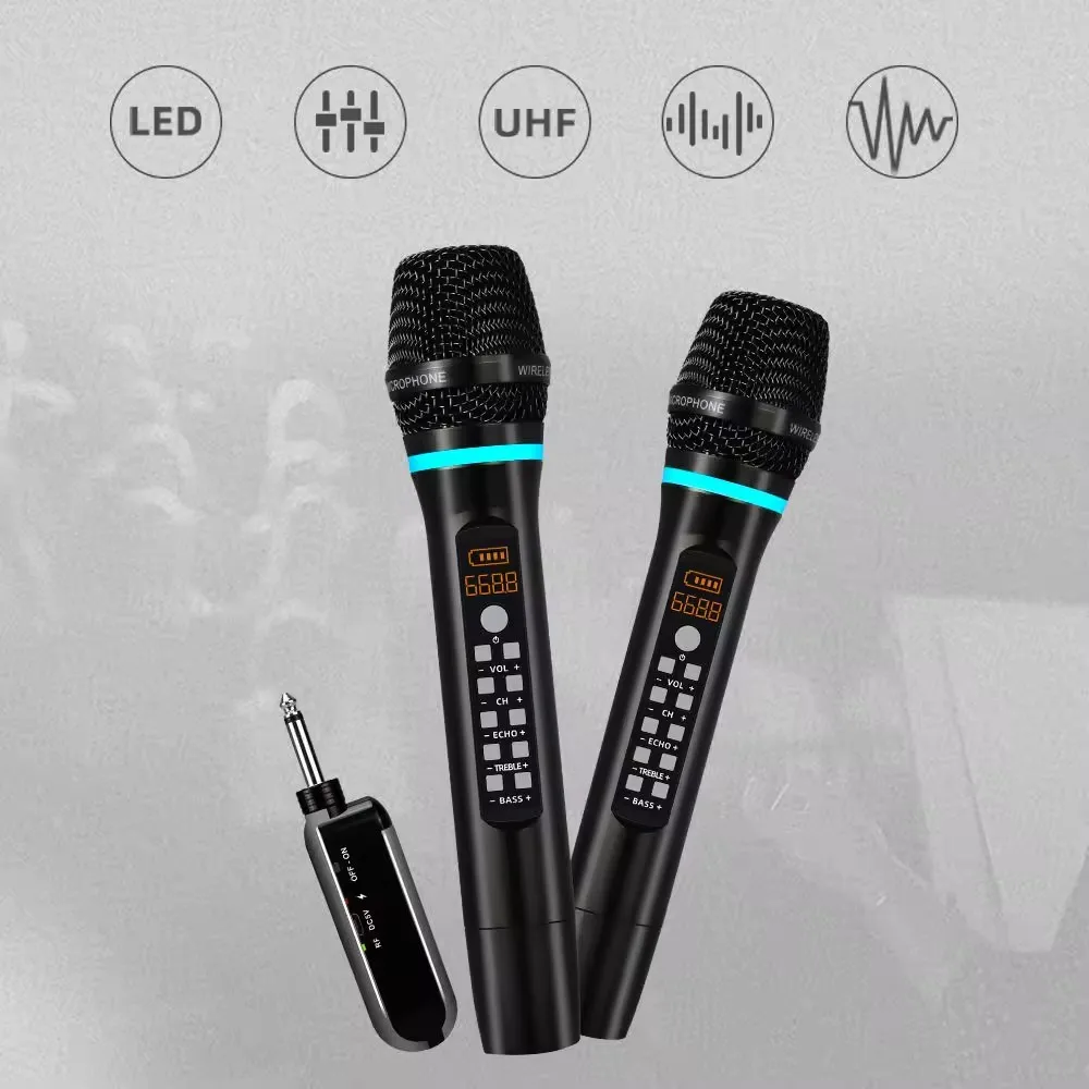 Professional Stage-grade Uhf Wireless Microphone System Handheld ...