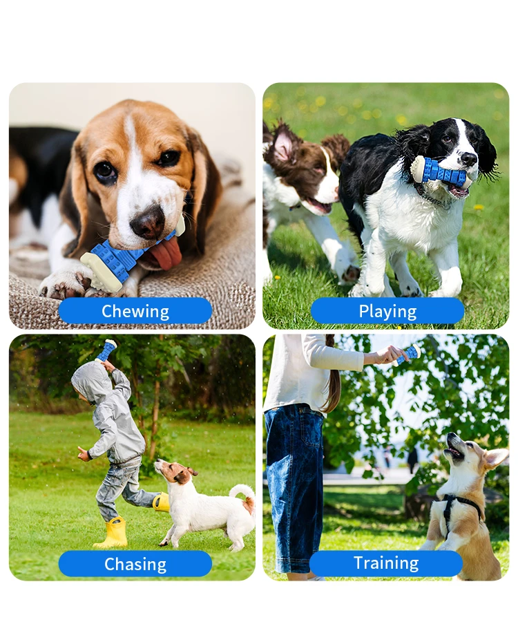 Ultra Durable Dog Chew Toy - Safe and Fun for Medium & Large Dogs