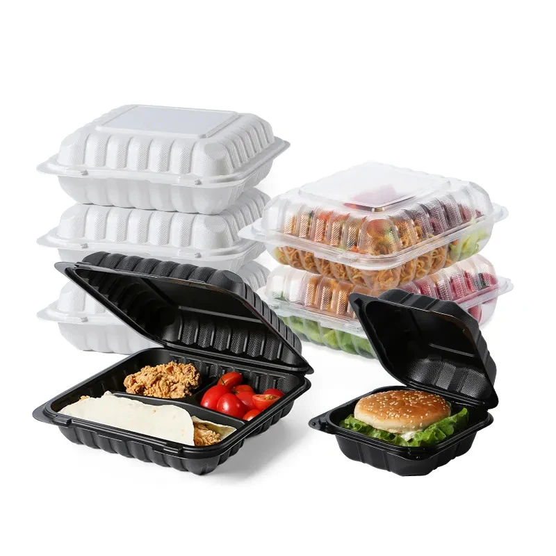Alibaba.com: OEM wholesale 500ml 1000ml 3-compartment PP plastic bento ...