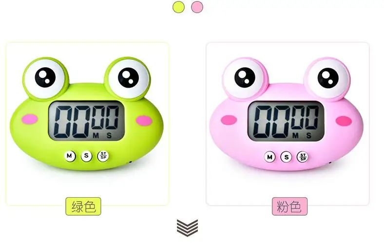 Power By Battery Frog Shaped Digital Countdown Kitchen Timer With ...