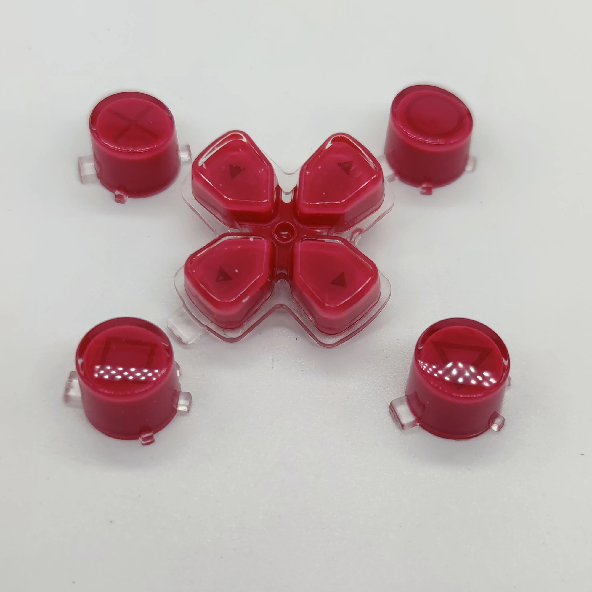 NSLikey ABXY Jelly Buttons for PS5 Controller ABXY Dpad Crystal Button ...