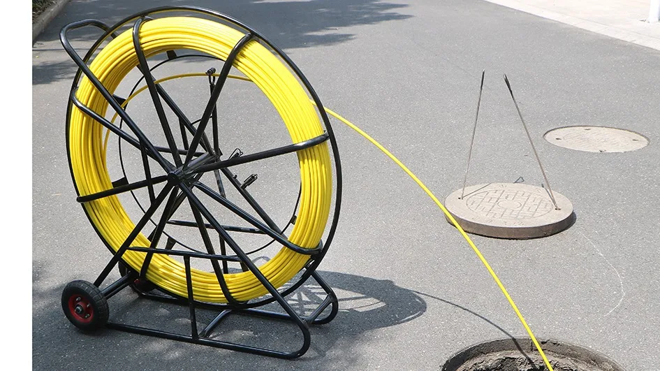 14mm 250m Fiberglass Cable Pulling Duct Rodder And Duct Snake Puller ...