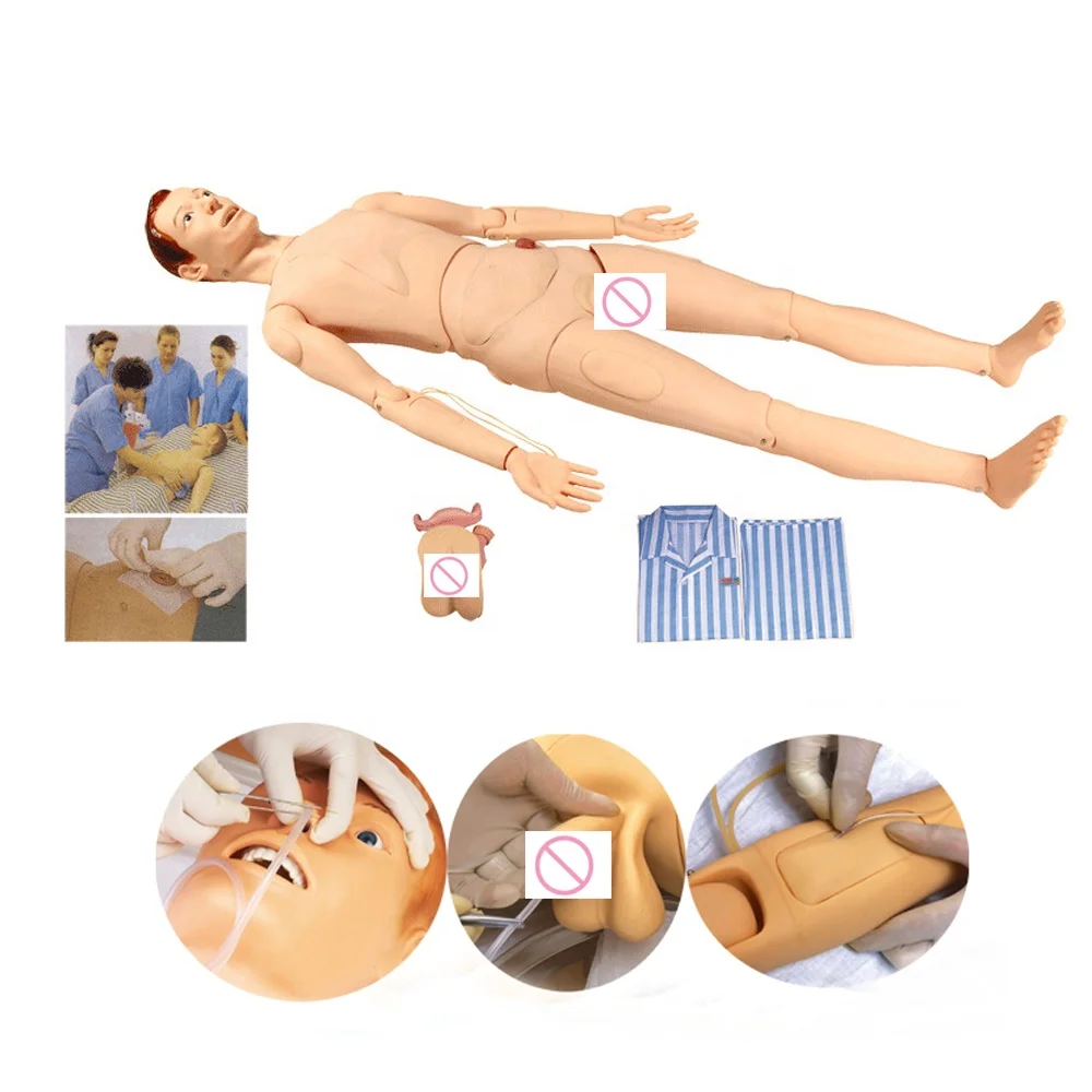 Fully Flexible Patient Simulator Nursing Training Manikin for Sale ...