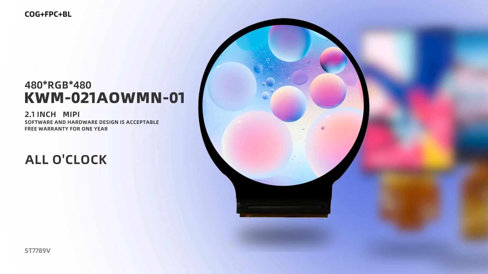 2 Inch Mini Tft Circle Lcd Module 2.1 Inch Round Lcd Display - Buy ...