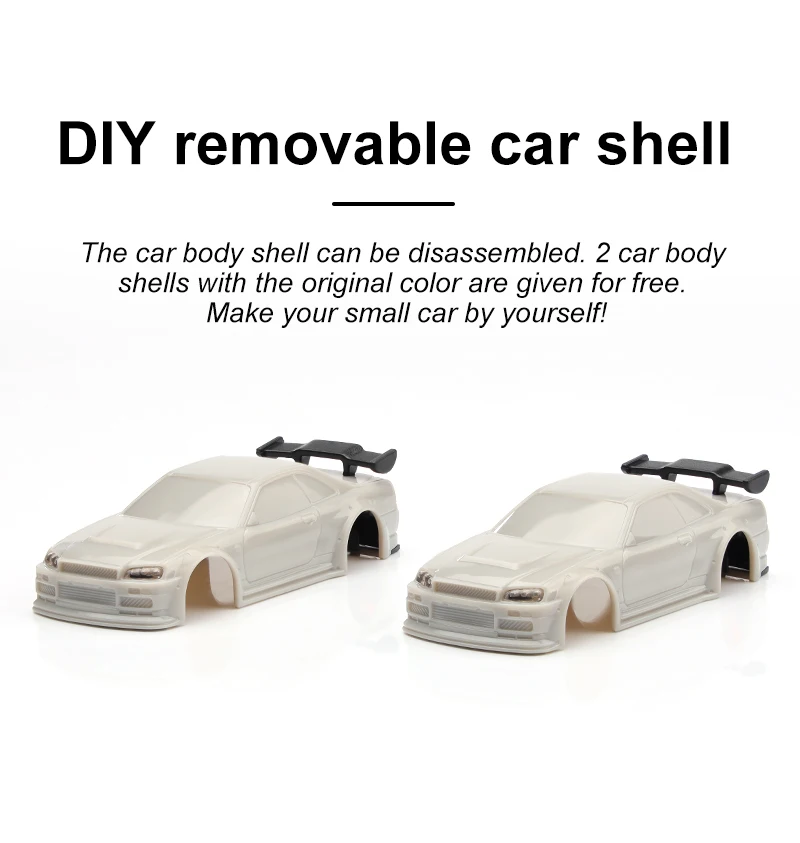 Turbo Racing 1:76 RC Cars - Drift, Gyro, and Proportional Control