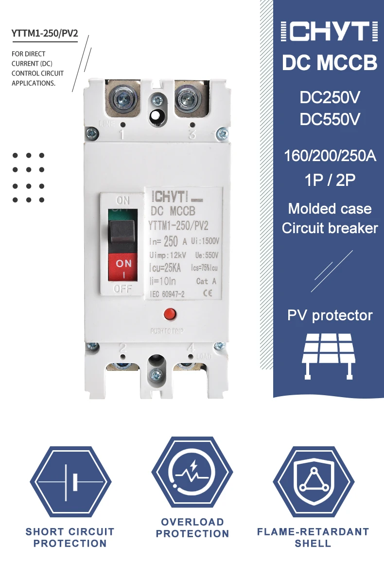 100A to 500A EV Car Circuit Breakers - Reliable Protection