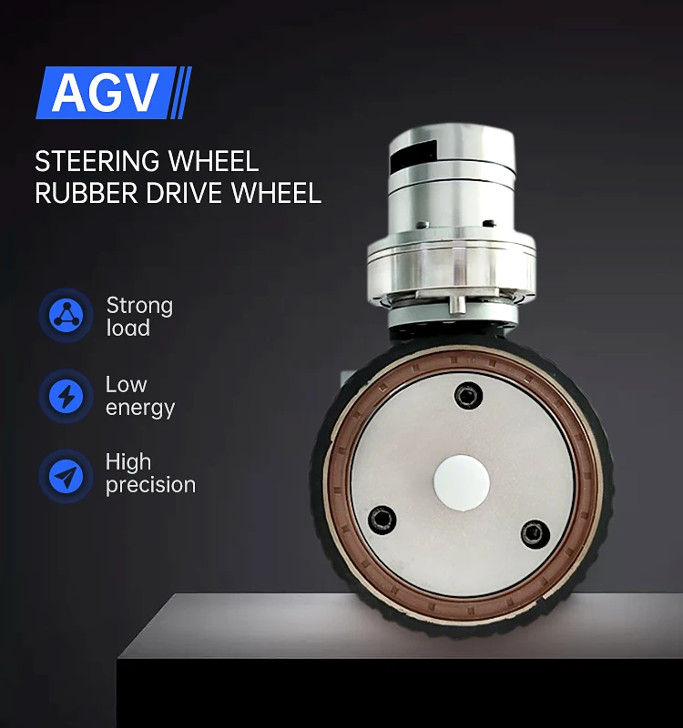 Highly Integrated Electric Agv Wheel With Steering Motor Drive And ...