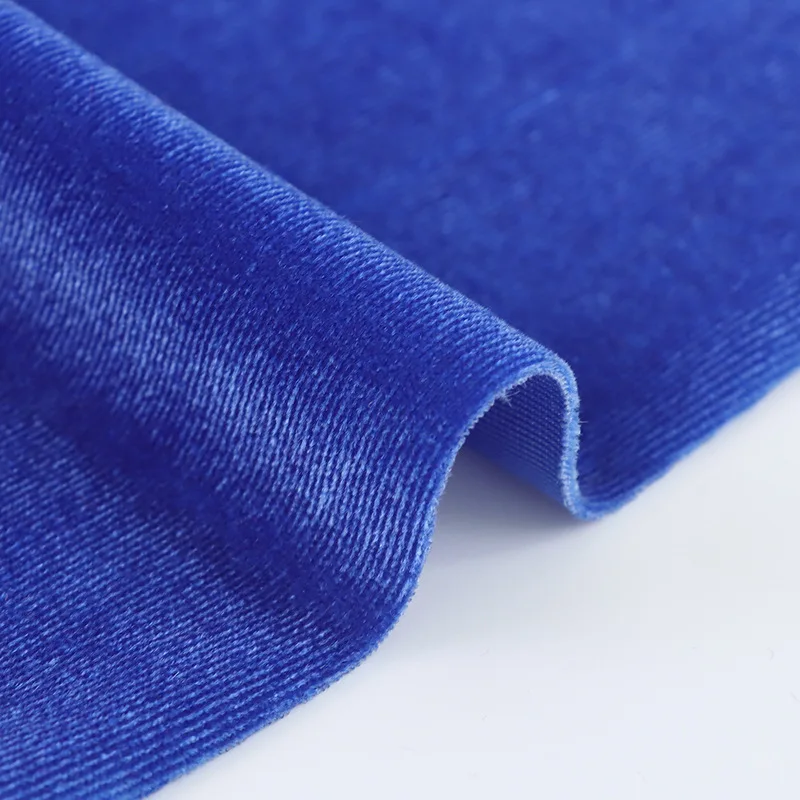 Hot Sale Soft Korean Velvet Fabric Customplain Dyed Ks Velvet Fabric ...