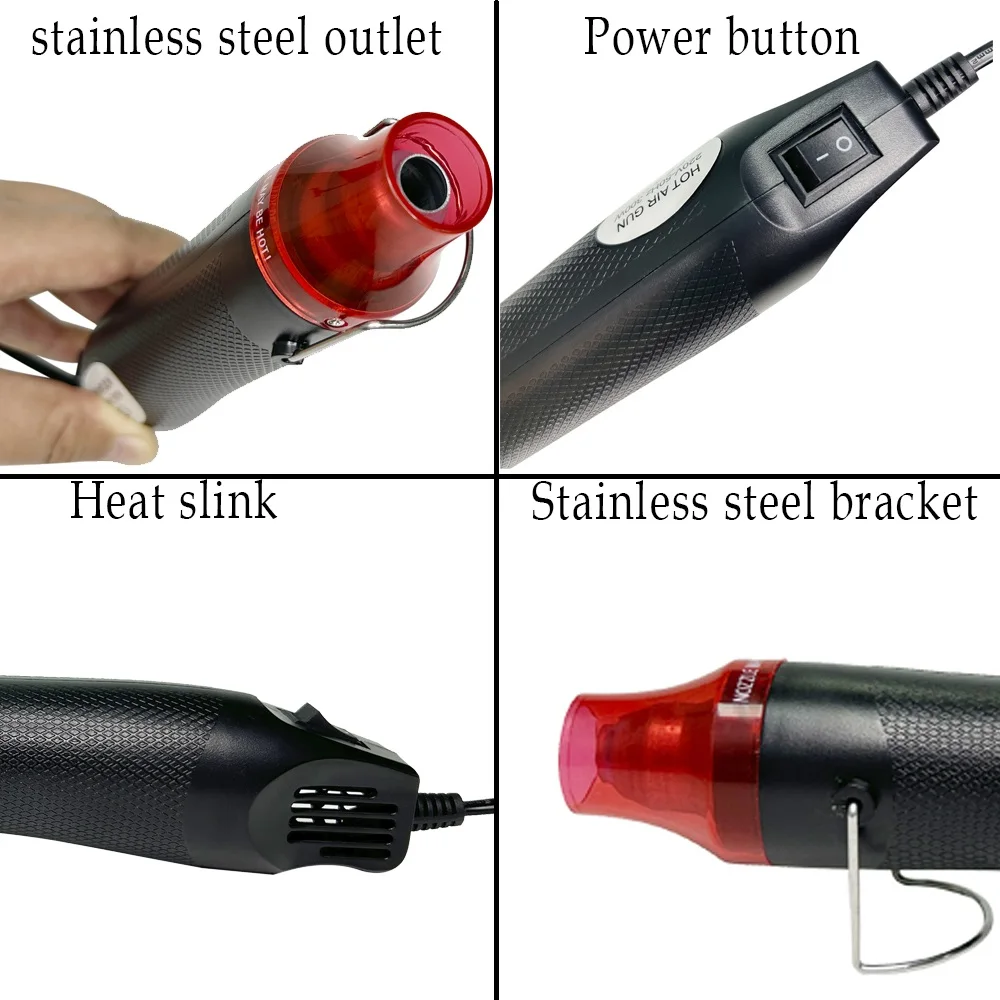 300W Heat Gun - DIY Portable Hot Air Tool for Phone Repair