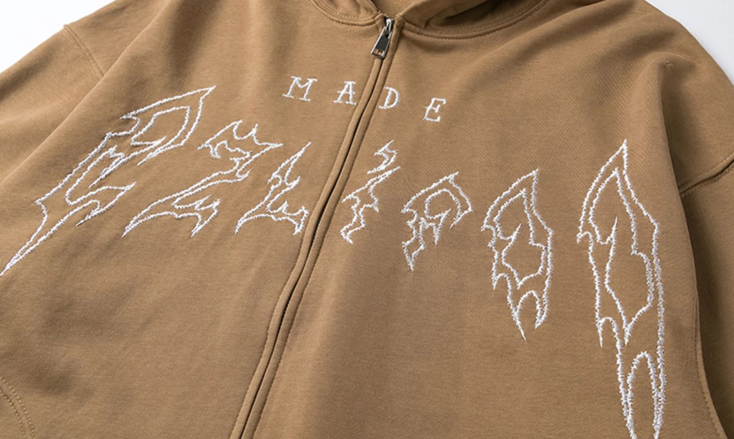 High Quality Custom All Over Print Hoodie Puff Printing Cotton Zipup ...