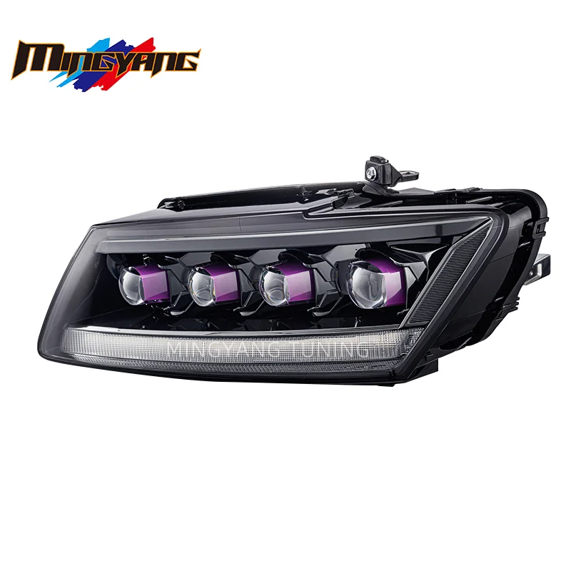 2010-2017 Q5 Head Lamp 4len Crystal Front Lamp Head Light Car ...