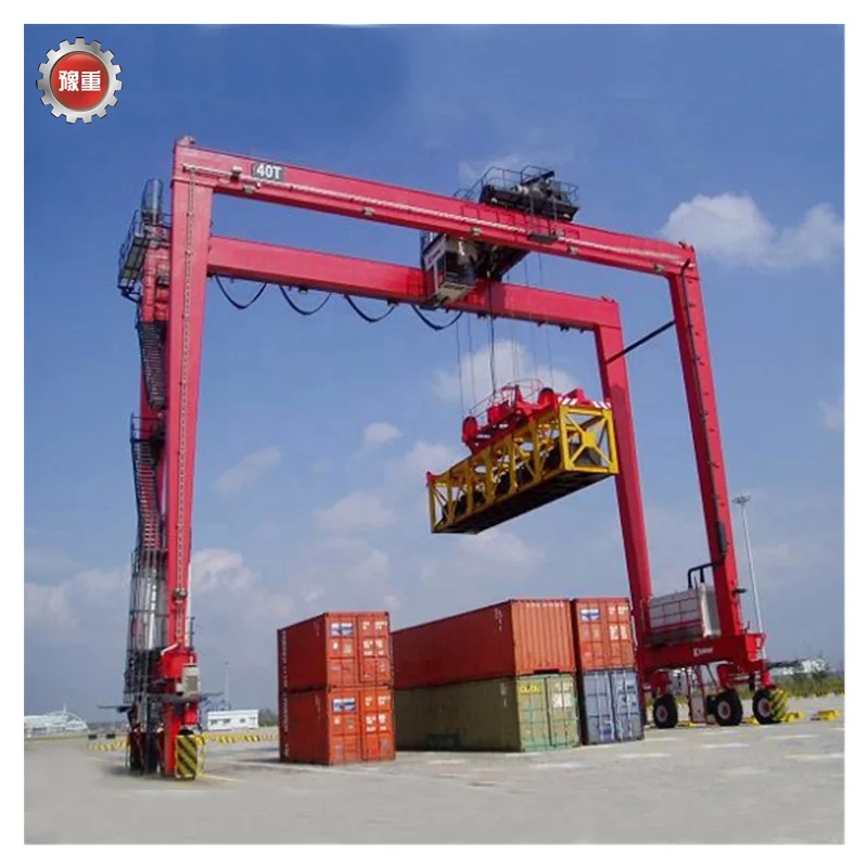 Hot Sale Motor Driven 20ft And 40ft,60ton Container Portable Gantry ...