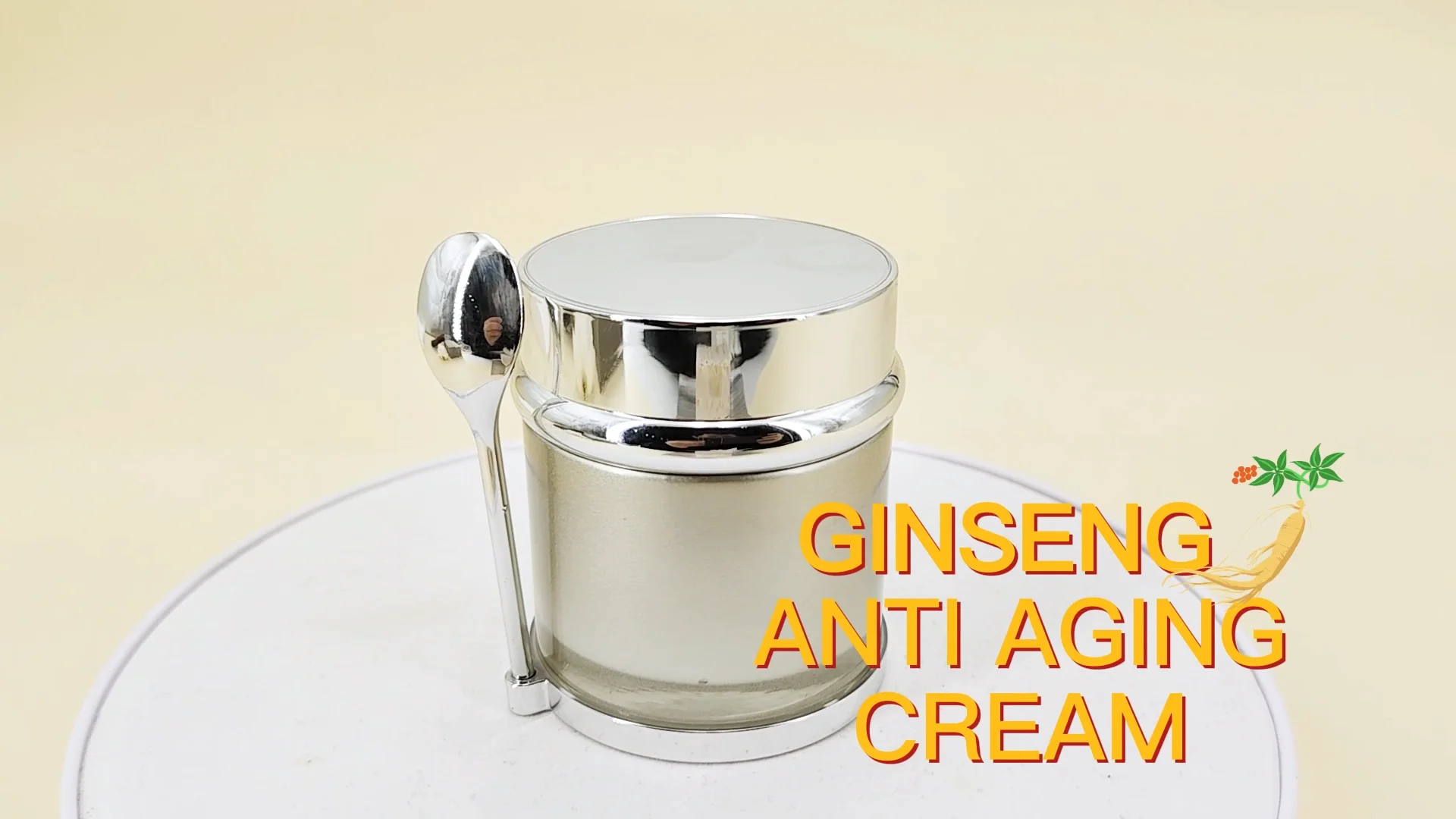 Herbal Ginseng Cream Natural Anti Aging Skin Revitalizer Brightening ...