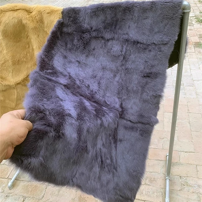 Chinchilla Plush Rex Rabbit Fur Rug - Buy Chinchilla Plush Rex Rabbit ...