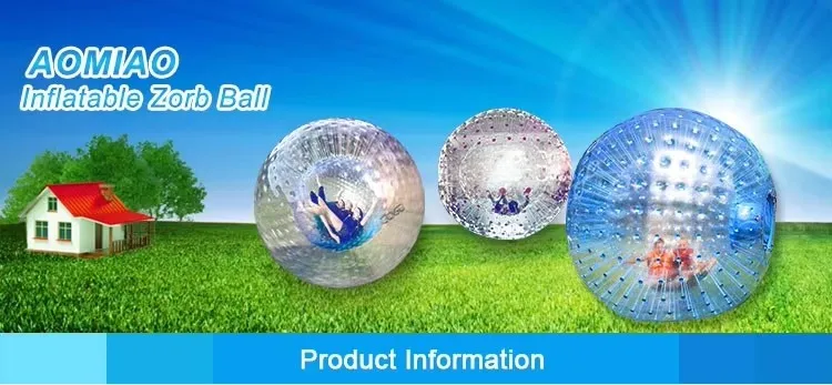 Fun Inflatable Zorb Ball - Transparent Roller Body Toy