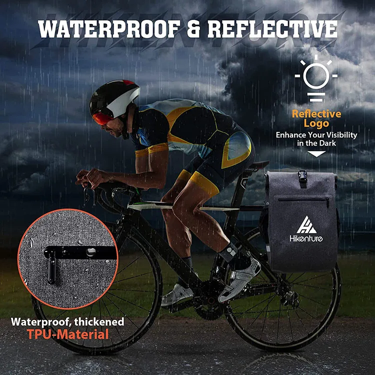 Top Quality 24l Pannier Bike Bag Bike Pannier Backpack For Bicycle Rear ...