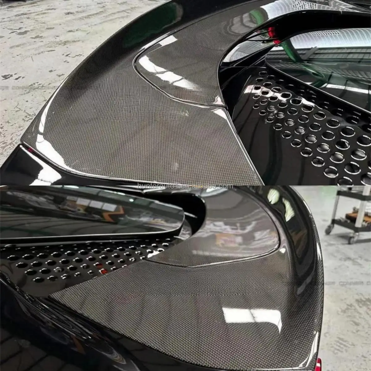 Dry Carbon Fiber Rear Spoiler for Ferrari SF90 - High Performance