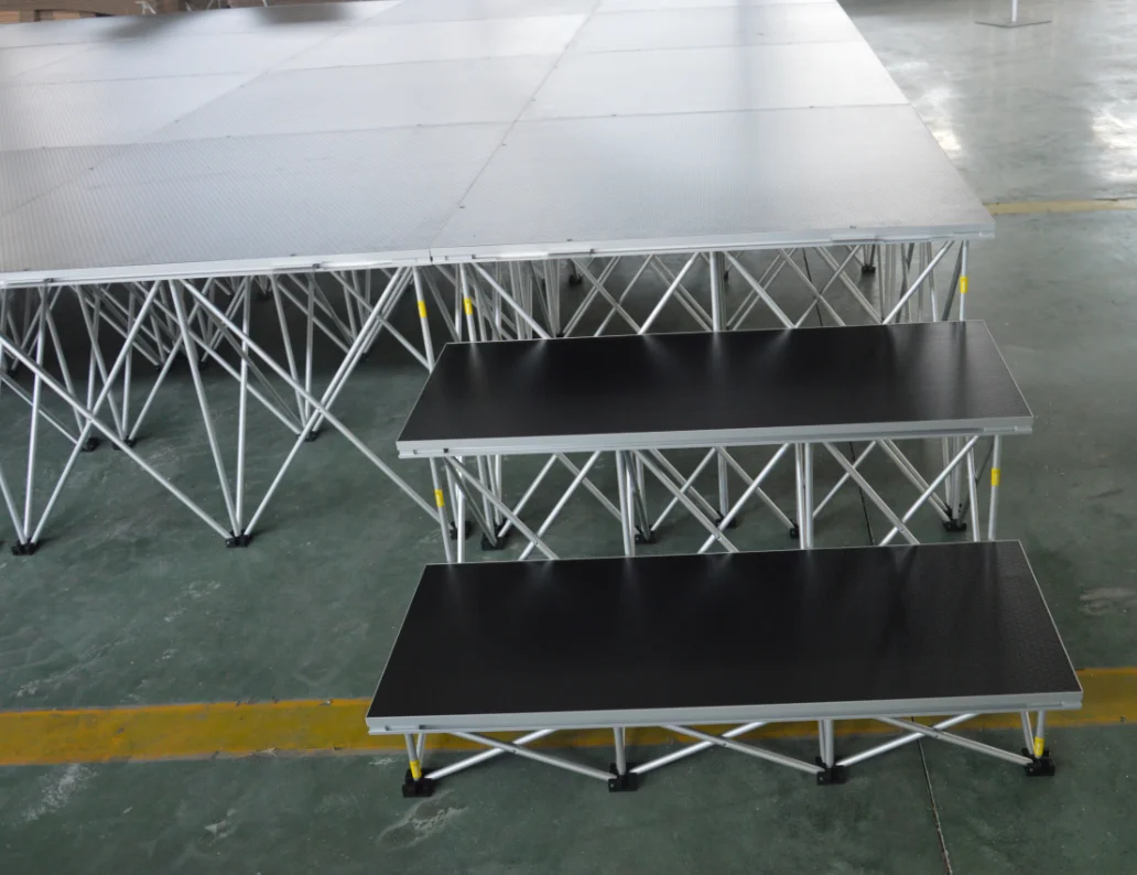 RK Portable Smart Stage Aluminum Stage with Industrial Material Easy to ...