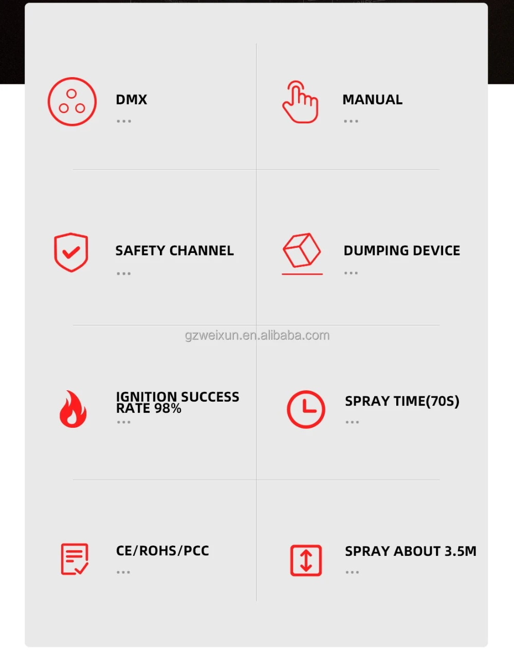 Fireworks Dmx Fire Machine Stage Effect Flame Machine Fire Sparkler ...