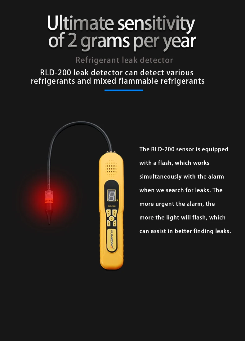 Freon Refrigerant Gas Leakage Detection High-precision Elect ...