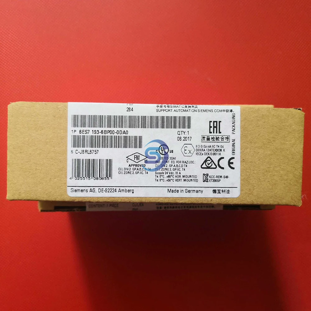Original Siemens Plc 6ES7193-6BP00-0DA0 SIMAITC ET 200SP Base Unit ...