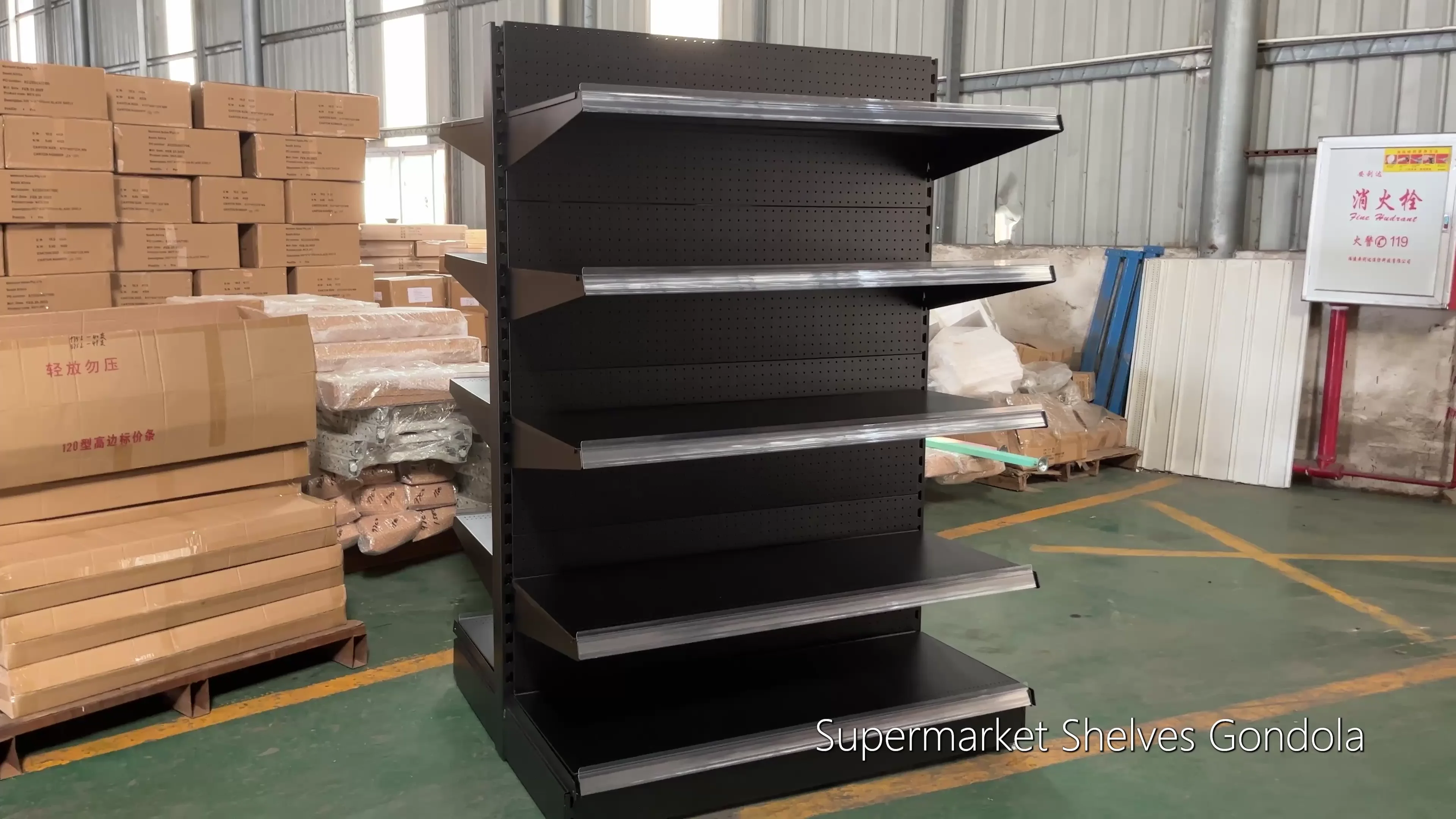 Grocery Store Miniso Shop Display Rack Gondolas Super Market System ...