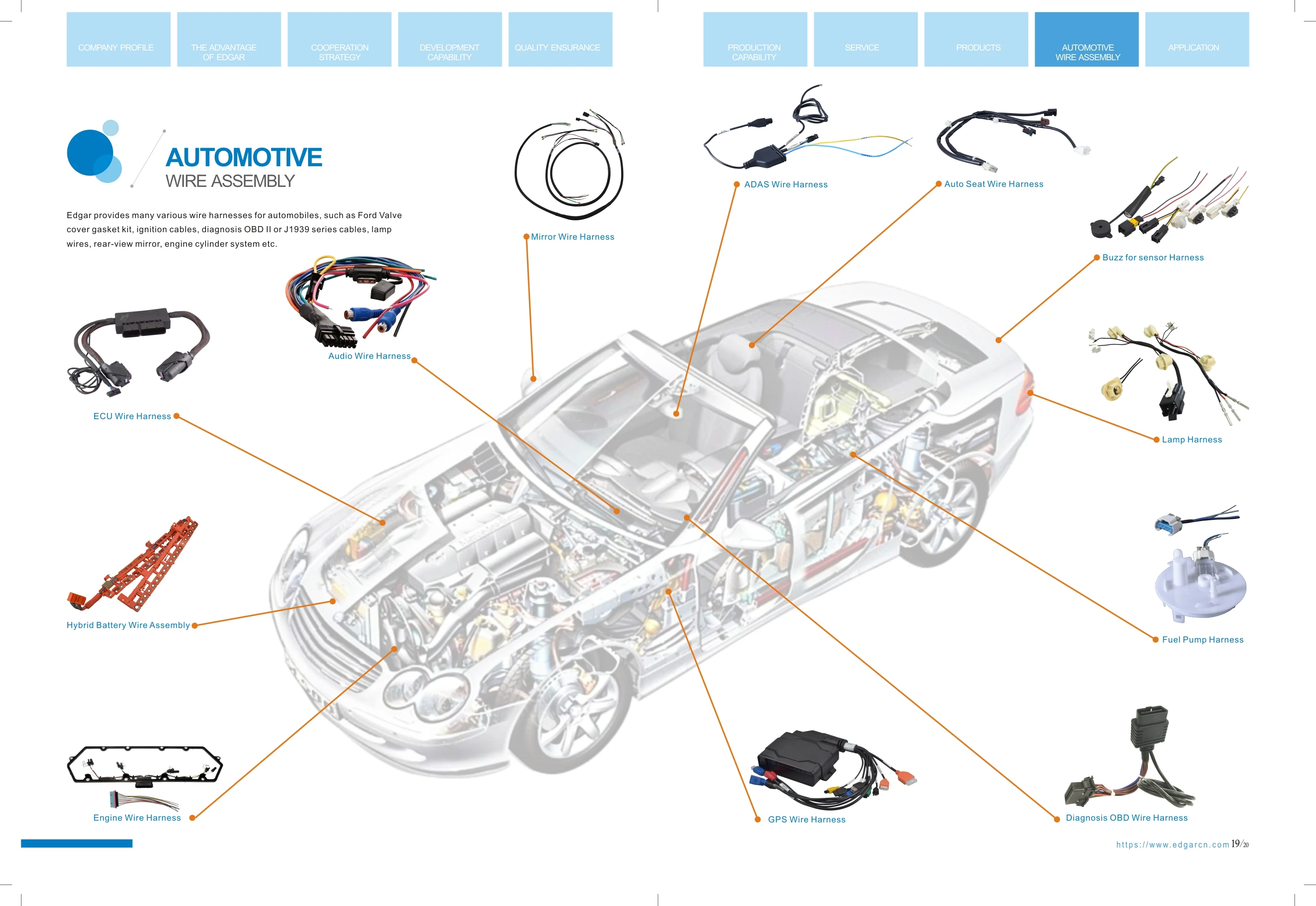 ECU Wire Harness for Bosch ECU Wiring Harness - Edgarwireharness