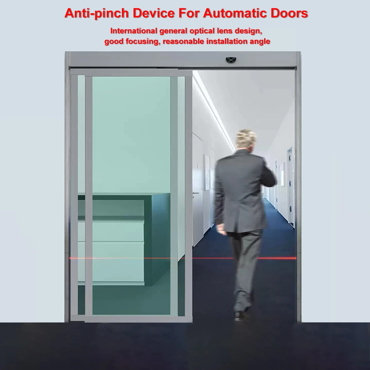 Automatic Door Anti-pinch Infrared Light Electric Induction Door ...