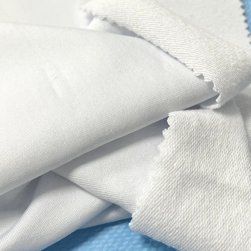 330gsm Tc Stretch Sweatshirt Knit Fabric 13% Cotton 82% Polyester 5% ...