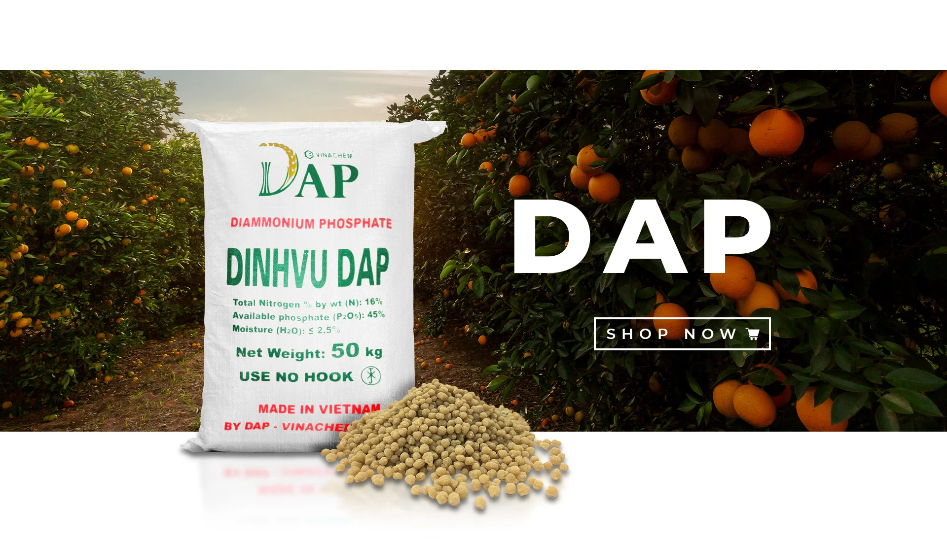 High Quality DAP Fertilizer - 2-4mm Granules from Vietnam