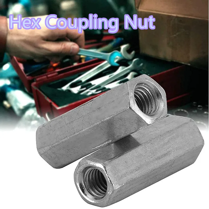 Hexagonal Coupling Nuts M5 M6 M8 M10 M12 M16 M20 M24 304 Stainless ...