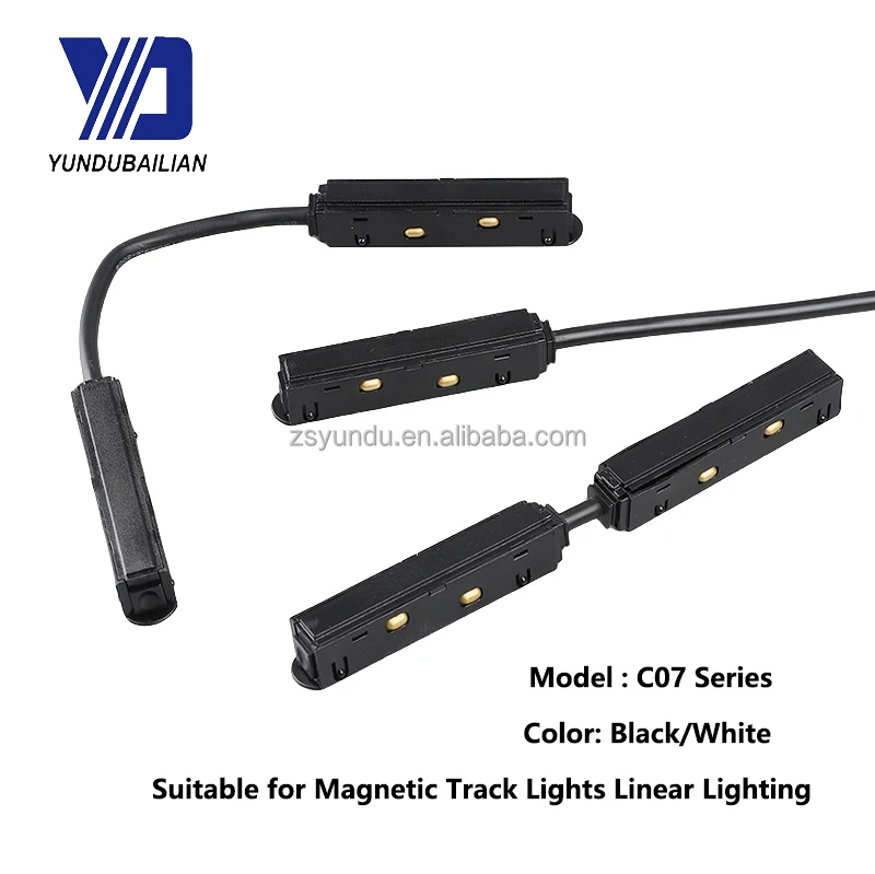 48V Low Voltage Magnetic Track Flexible Connector for Magnetic Track ...