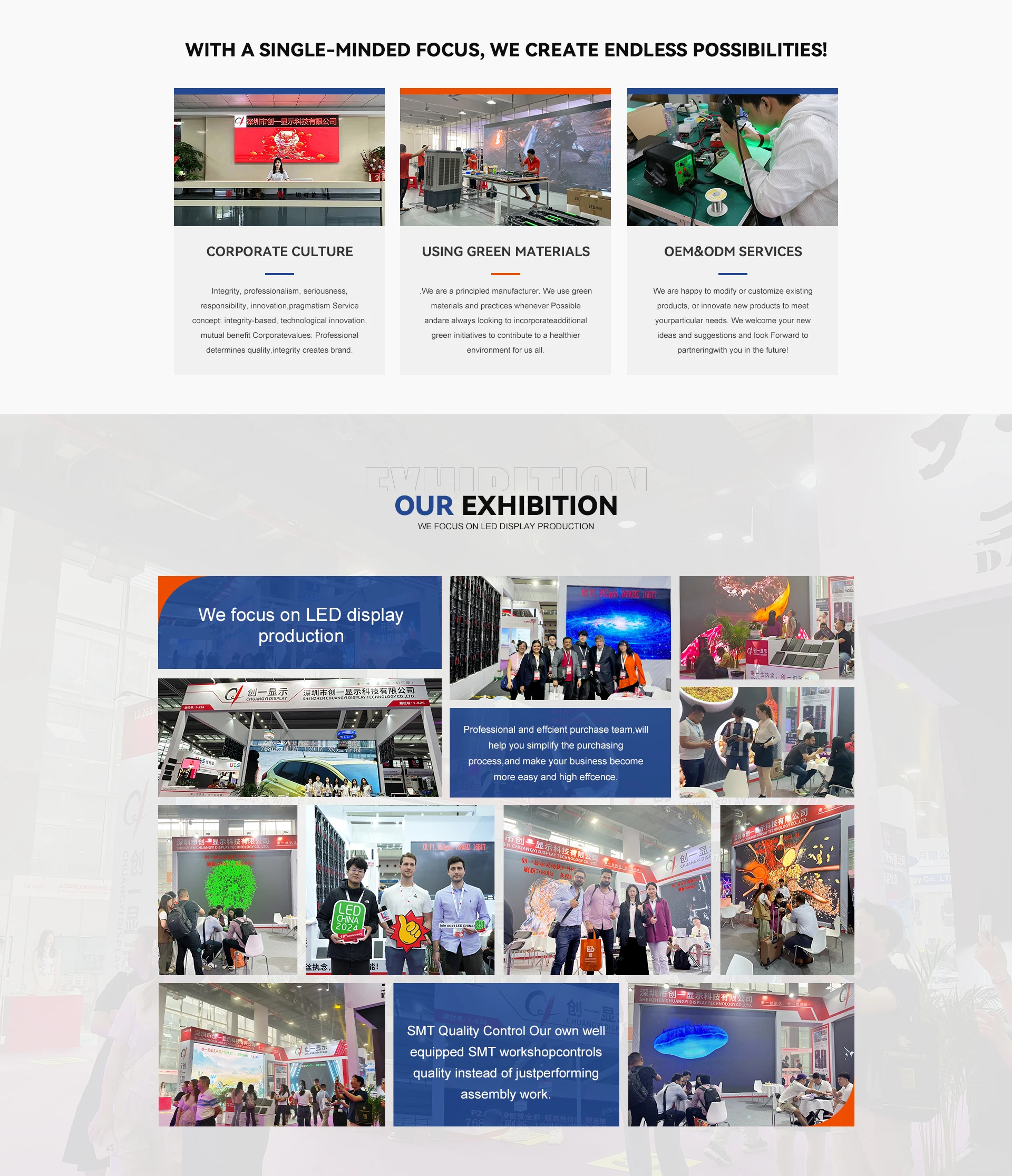 Company Overview - Shenzhen Chuangyi Display Technology Co., Ltd.