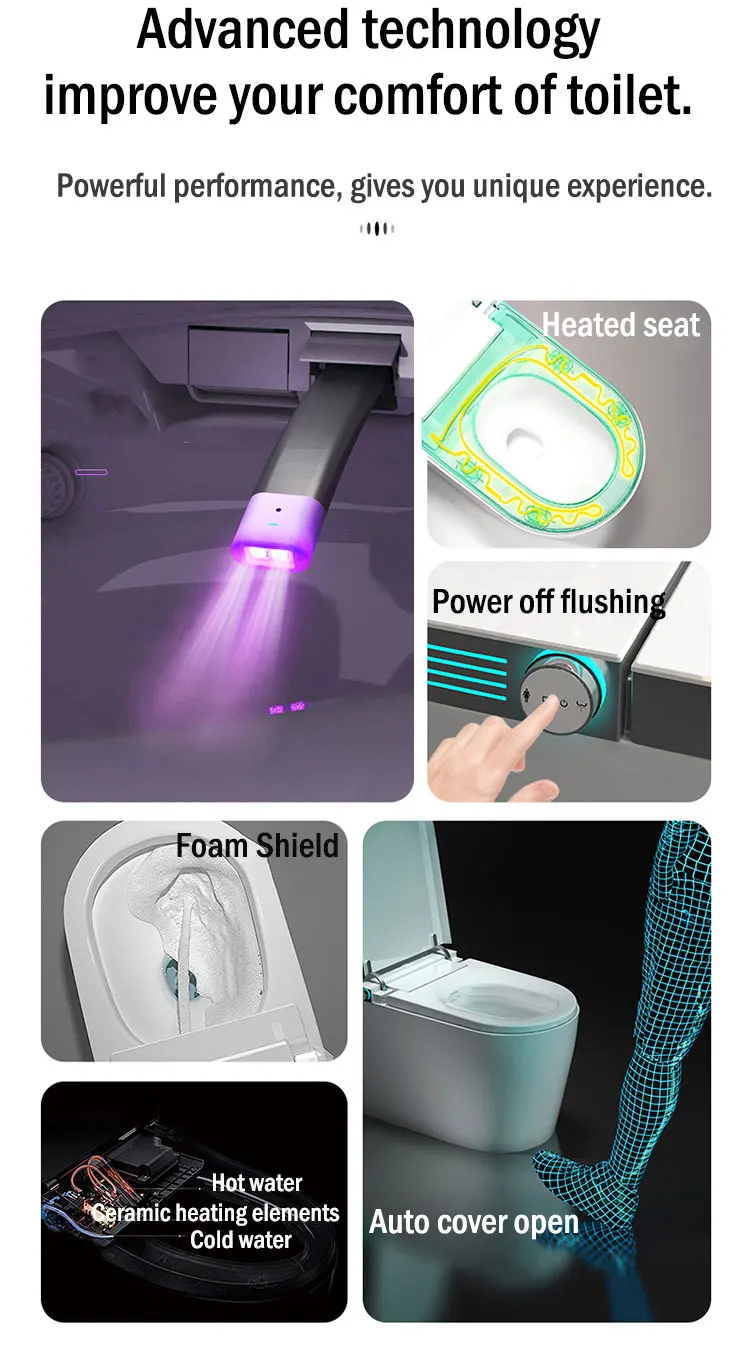 Hottest Selling Electric Sanitary Items Ceramic Toilet Bowl Bathroom Wc ...