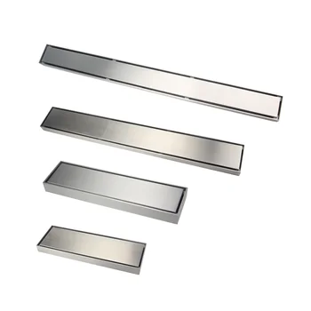 Long Hidden Floor Drains Clean Out Shower Floor Drain Stainless Steel ...