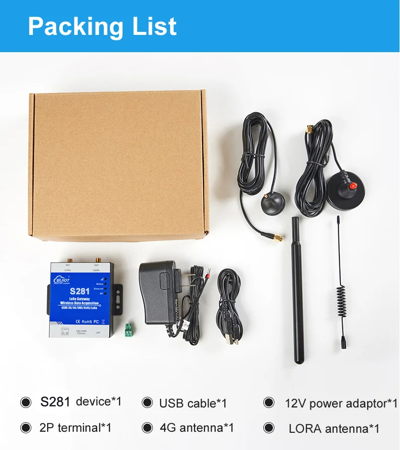 Lorawan 4G MQTT Lora Gateway for Aquaculture Water Quality