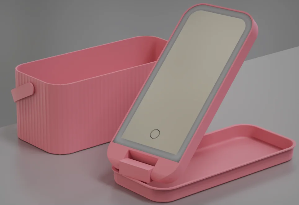 New Led Mirror With Box And Cases Vanity Set Portable Led Light ...