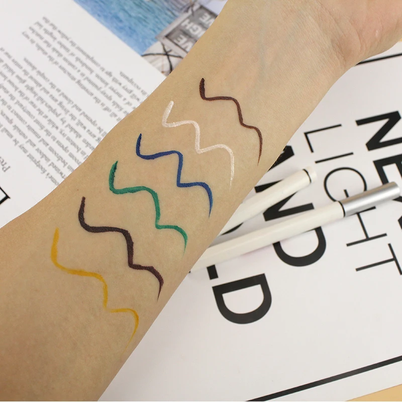 2023 Eyeliner Stamp Delineador Colored Matte Liquid Eyeliner Pencil ...