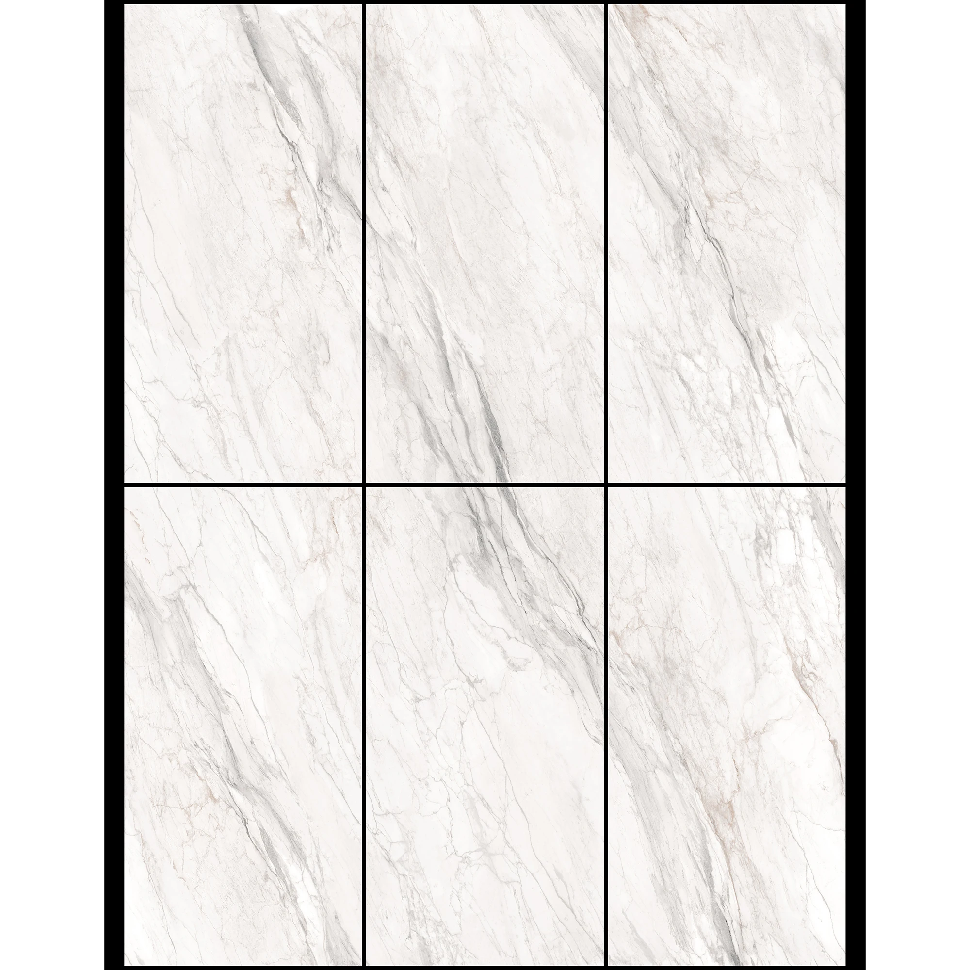 600x1200mm Glossy Stone Look Glazed Polished Porcelain Tile OEM Custom ...