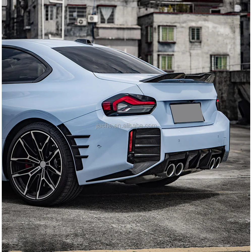 Dry Carbon Rear Bumper Wheel Eyebrow Decorative Anards Splitters For ...