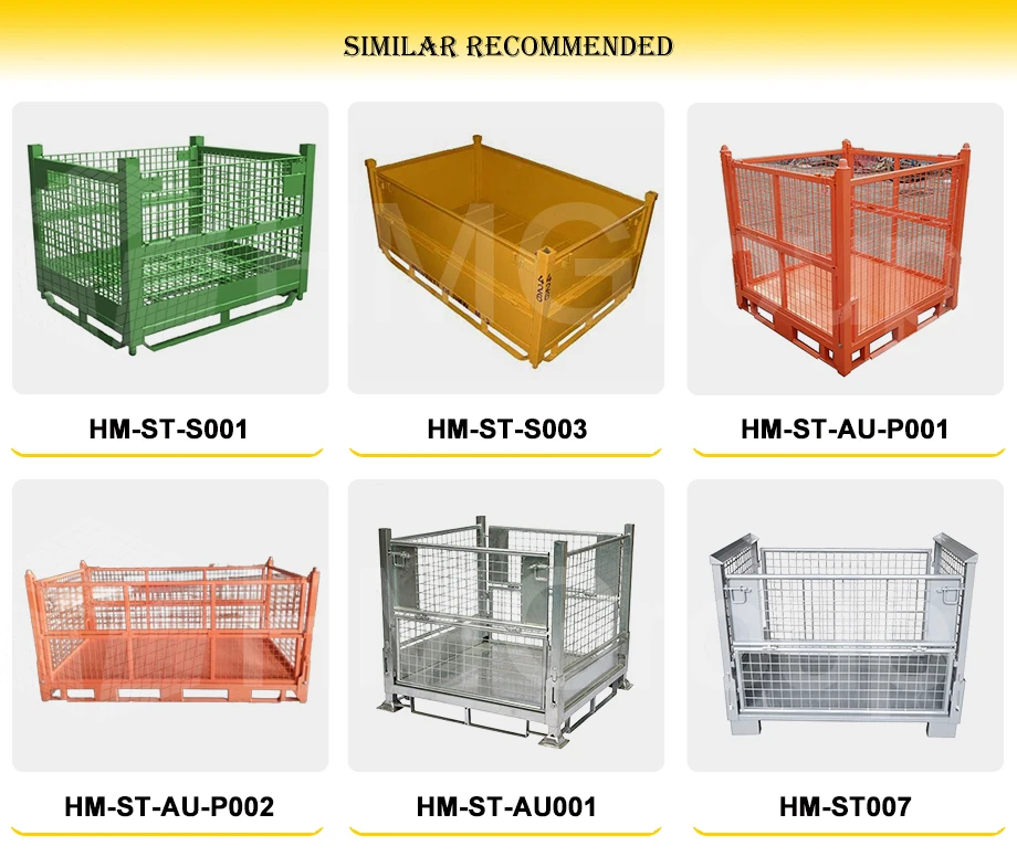 Powder Coating Steel Corrugated Stackable Metal Container| Alibaba.com