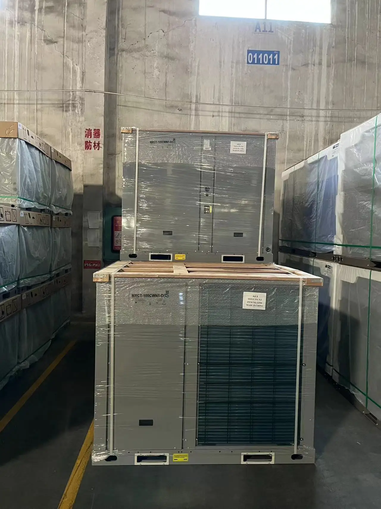 Midea Rooftop Packaged V6 V8 Tropical T3 Application R410a 60hz 30 Ton ...