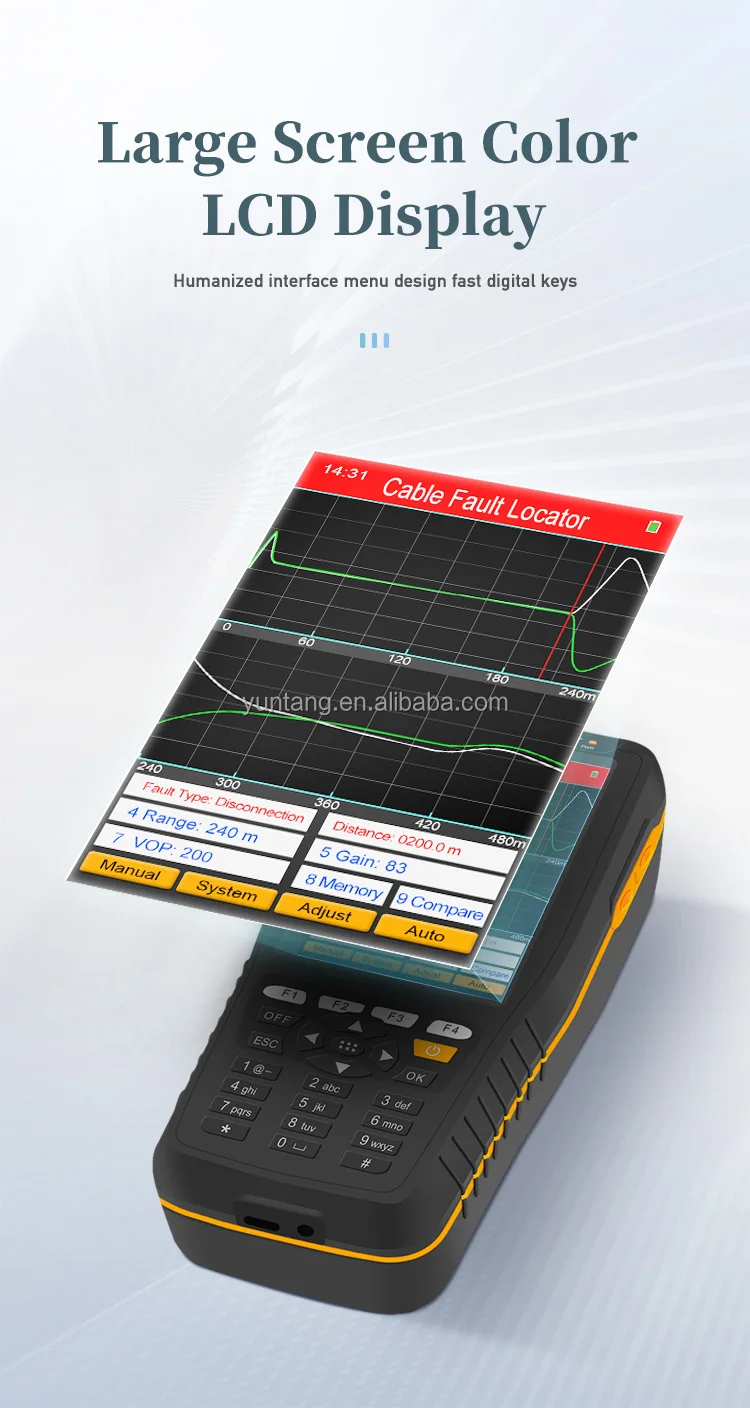 Handheld Cable Fault Tester - Intelligent Distance Meter